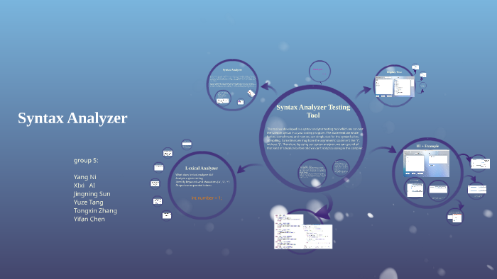 Syntax Analyzer by Xixi Ai on Prezi