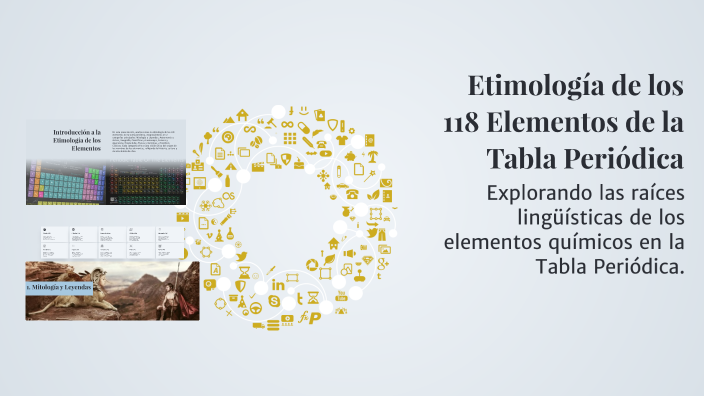 Etimología de los 118 Elementos de la Tabla Periódica by Elisa Marion ...