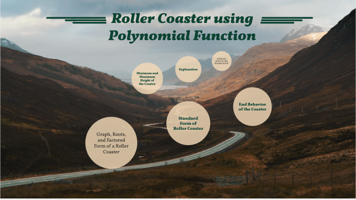 Roller Coaster Concept using Polynomial Functions by Fedrick Respino on ...