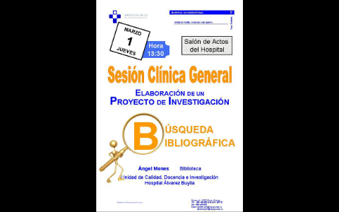 Búsqueda bibliográfica en Ciencias de la Salud by Angel Mones on Prezi