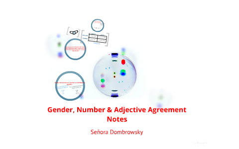 Gender, Number & Adjective Agreement by Alexis Dombrowsky on Prezi