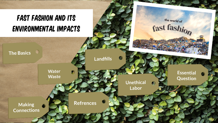 Fast Fashion and Environmental Impacts by Addison Guiley by ADDISON ...