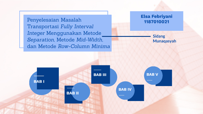 Penyelesaian Masalah Transportasi Fully Interval Integer Menggunakan Metode Separation, Metode ...