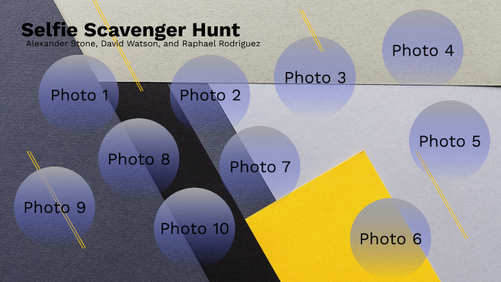 Yearbook Selfie Scavenger Hunt by Alexander Stone on Prezi