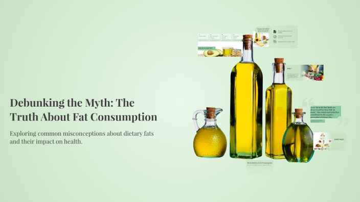Debunking the Myth: The Truth About Fat Consumption by Rebecca Thrower ...