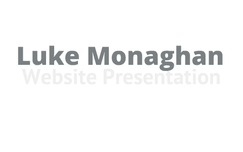 Website Design by luke monaghan on Prezi