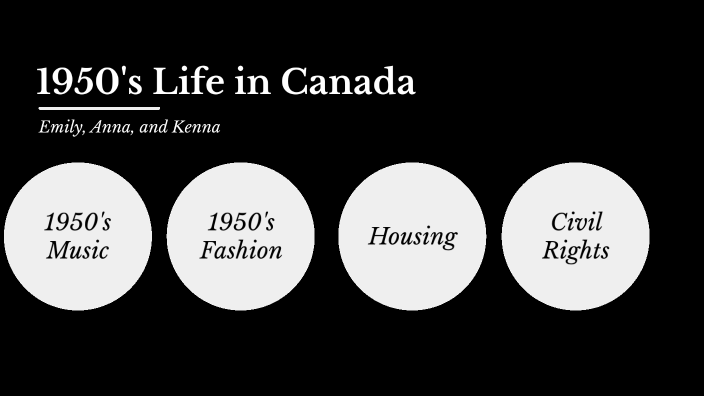 1950s Life in Canada by Emily Ross on Prezi