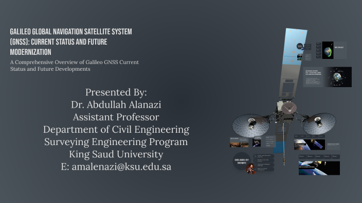 Galileo Global Navigation Satellite System (GNSS): Current Status and ...