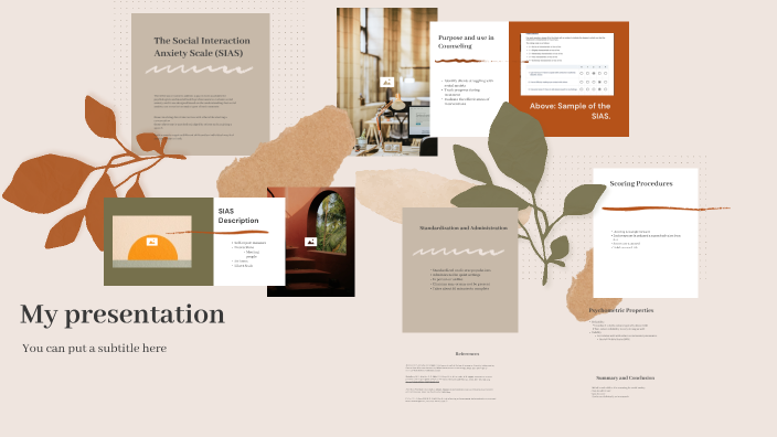 The Social Interaction Anxiety Scale (SIAS) by Tyler Perry on Prezi