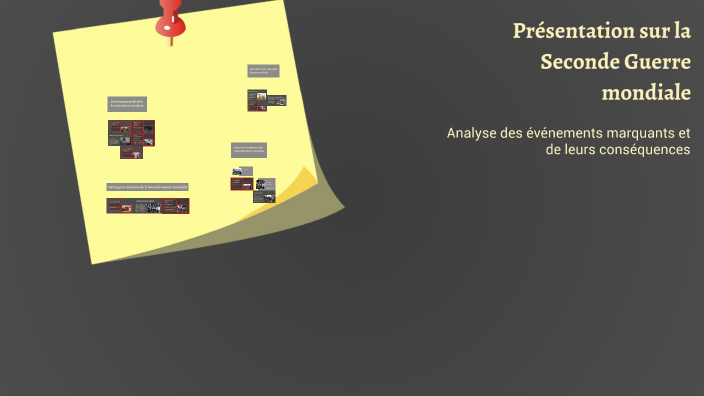 Présentation sur la Seconde Guerre mondiale by Anthony Chevrier on Prezi