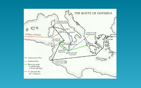 Prezi Map of The Odyssey by Be Kay on Prezi