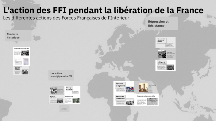 L'action des FFI pendant la libération de la France by Jeanne Ligniez ...