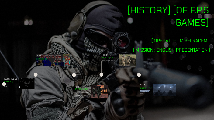 English presentation - History of FPS by Mélissa Belkacem on Prezi