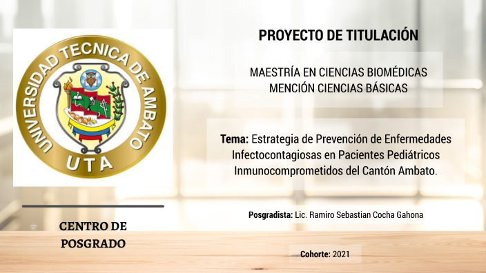 ESTRATEGIA DE PREVENCION DE ENFERMEDADES INFECTOCONTAGIOSAS EN ...