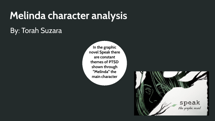 "Speak" Character analysis by Victoria Suzara on Prezi