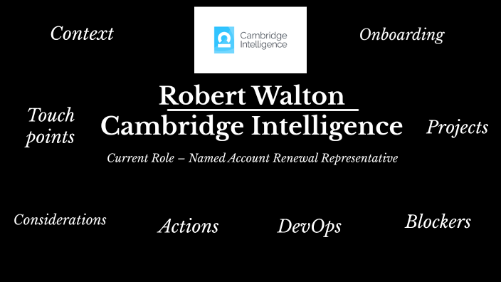 Robert Walton - Cambridge Intelligence by Jordan White on Prezi