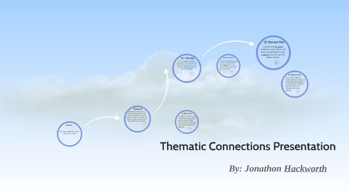 Thematic Connections Presentation by Jonathon Hackworth on Prezi