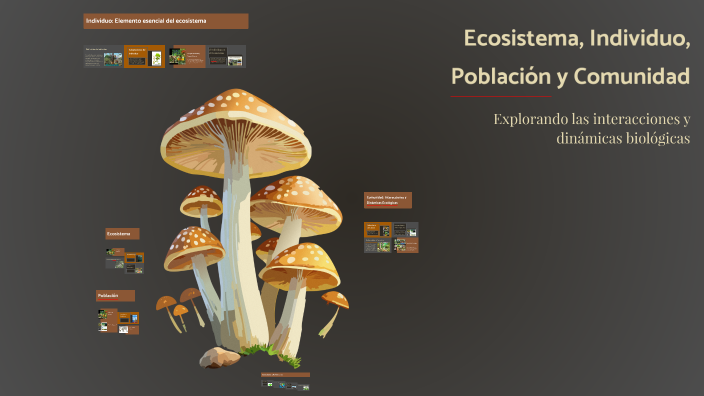 Ecosistema, Individuo, Población y Comunidad by Sebastián Murillo on Prezi
