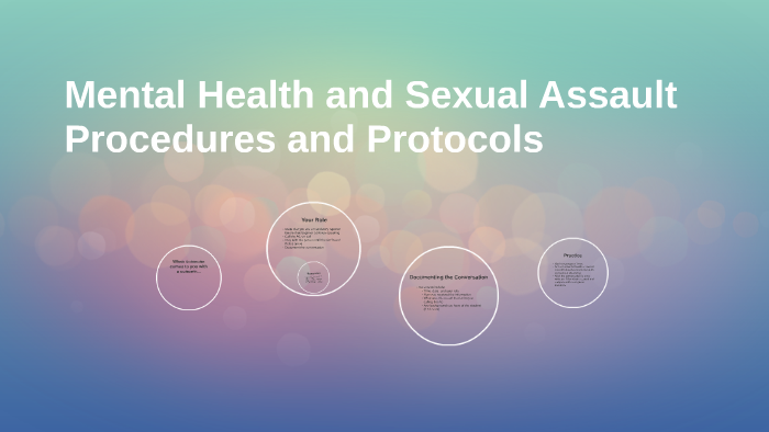 Mental Health and Sexual Assault Procedures and Protocols by Bridget ...