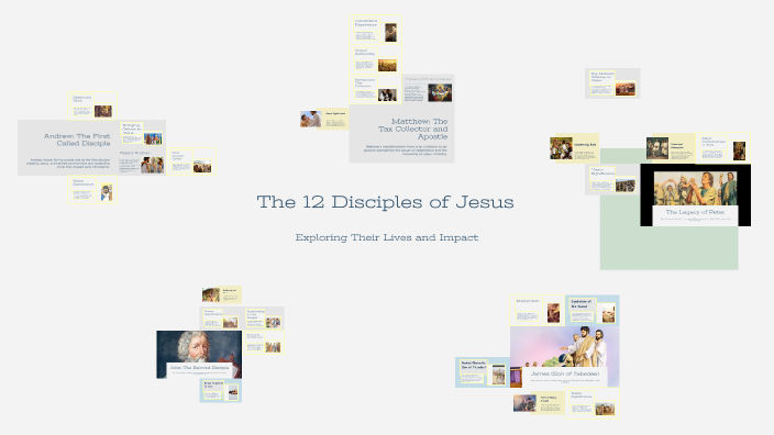 The 12 Disciples of Jesus by Ethan Belcher on Prezi