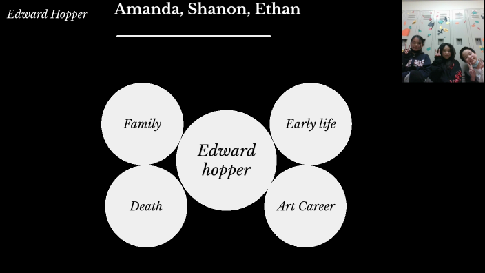 Shanon Lis, Ethan Yang, Amanda Moua- Edwerd Hopper by Shanon Lee