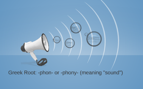 Greek Root: -phon- (meaning "sound" by Jeffrey Zhang on Prezi