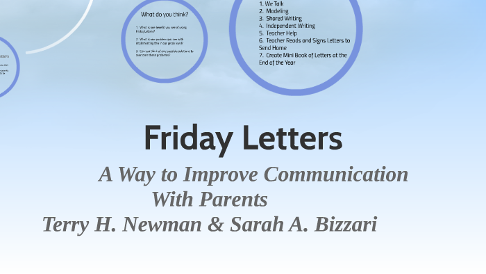 Friday Letters by Beth Meeks on Prezi