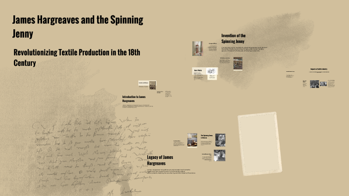 James Hargreaves and the Spinning Jenny by Harry Hopkinson on Prezi