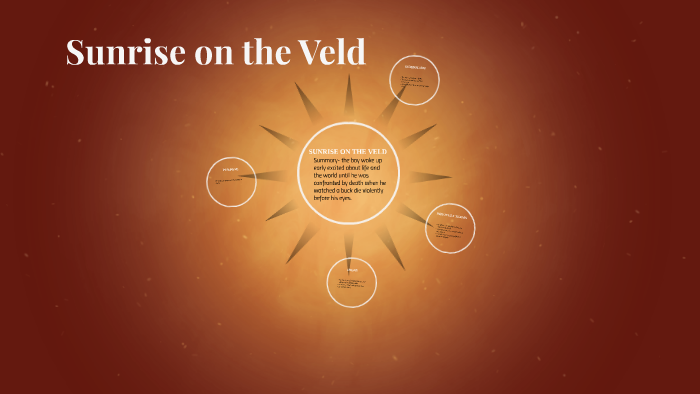 SUNRISE ON THE VELD by Kendal Hooper on Prezi
