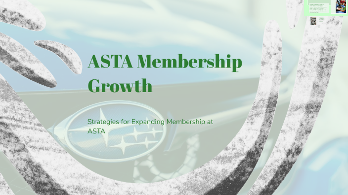 ASTA Membership Growth by Ryan Ragan on Prezi