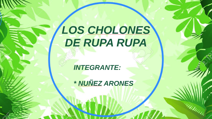 LOS CHOLONES DE RUPA RUPA by jose nuñez on Prezi