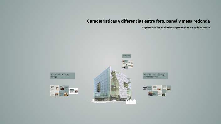 Características y diferencias entre foro, panel y mesa redonda by ...