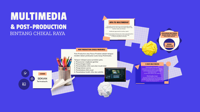 MULTIMEDIA & POST-PRODUCTION by Bintang chikal Raya on Prezi