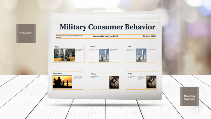 Military Consumer Behavior by Ava Webb on Prezi
