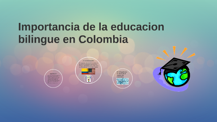 Importancia de la educacion bilingue en Colombia by zharick Roa on Prezi