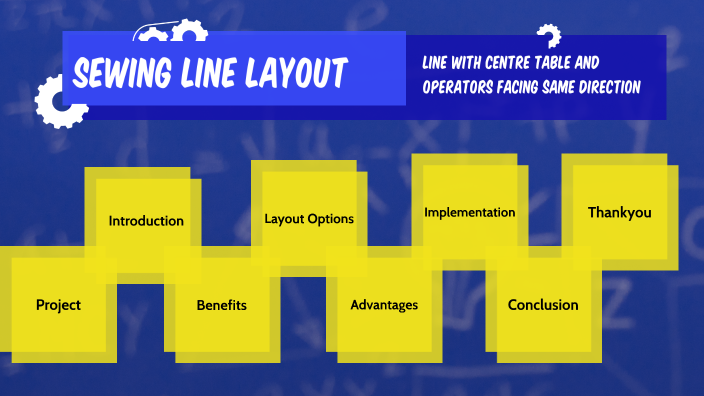 Sewing Line Layout by Prerna Dhole on Prezi