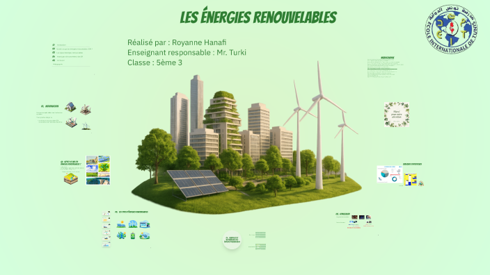 Les Energies Renouvelables et Les Energies non Renouvelables- Royanne ...