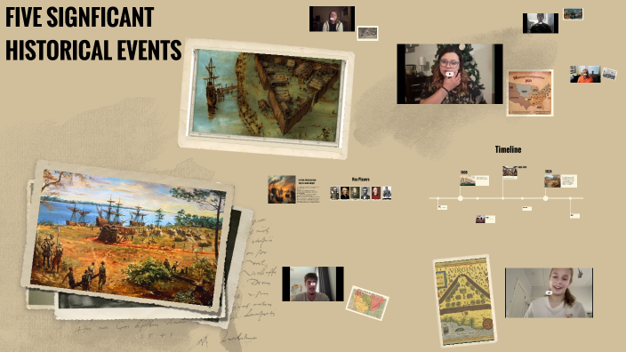 FIVE SIGNFICANT EVENTS IN HISTORY by Stephanie Thomas on Prezi