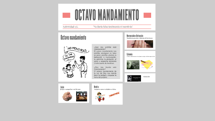 OCTAVO MANDAMIENTO by Diana Sánchez