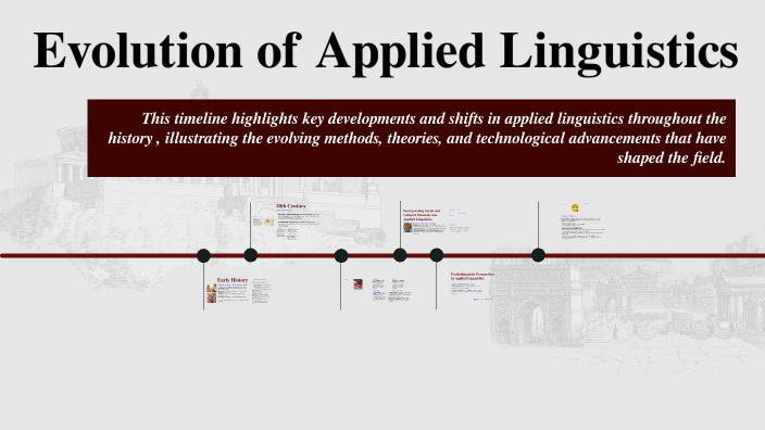 Evolution of Applied Linguistics by Eleonora Daviron on Prezi