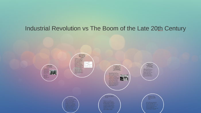 Industrial Revolution vs late 20th/early 21st century by Will Graham on ...