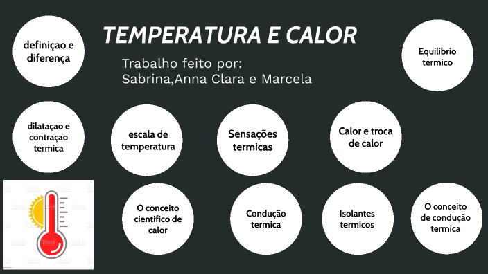 temperatura e calor by anna clara on Prezi
