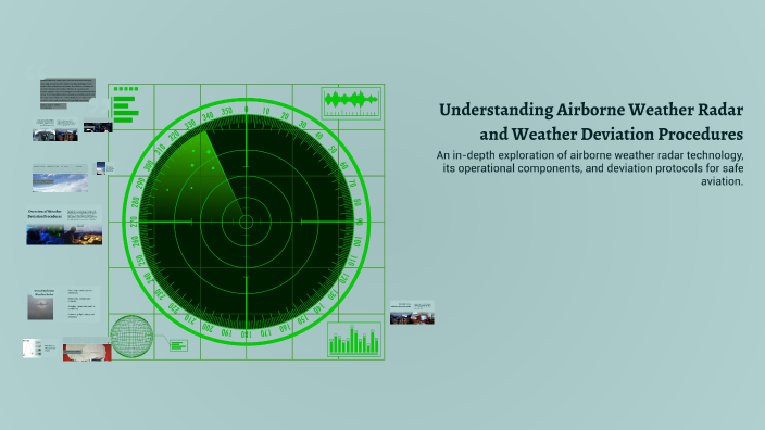 Understanding Airborne Weather Radar and Weather Deviation Procedures ...