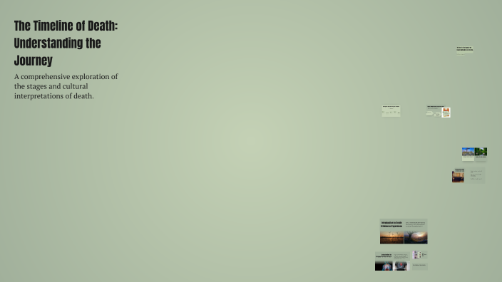 The Timeline of Death: Understanding the Journey by eli bearden on Prezi