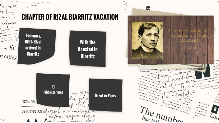 Chapter of Rizal in Biarritz Vacayion by Jemica Ocampo on Prezi
