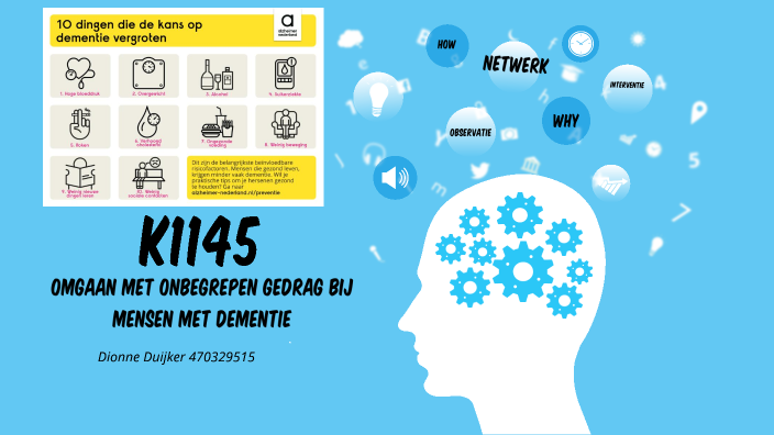 K1145 Omgaan met onbegrepen gedrag bij mensen met dementie by on Prezi