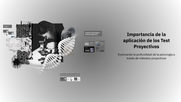 Importancia de la aplicación de los Test Proyectivos by Madelaine Cuero ...