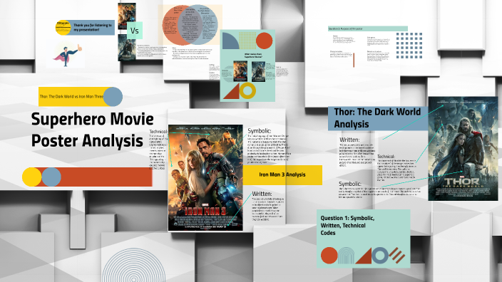 Superhero Movie Poster Analysis by Emily Hardy on Prezi