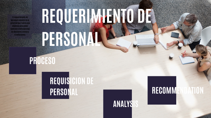 REQUERIMIENTO DE PERSONAL by Cristofer dante peralta on Prezi