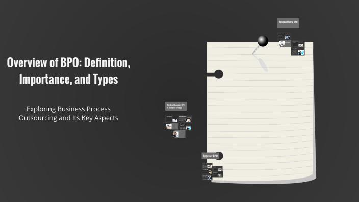 Overview of BPO: Definition, Importance, and Types by Gayathri Sankaran ...